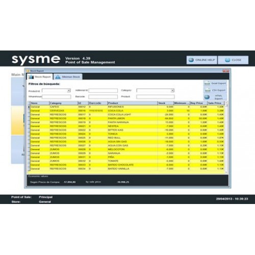 Licencia Software Sysme Tpv